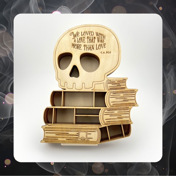 Other | Diy Mini Bookshelf Craft Night Edgar Allan Poe Mini Bookshelf ...